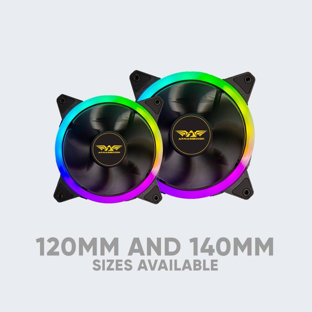Armaggeddon Tessaraxx Dual Loop ARGB Fan (Double Ring)